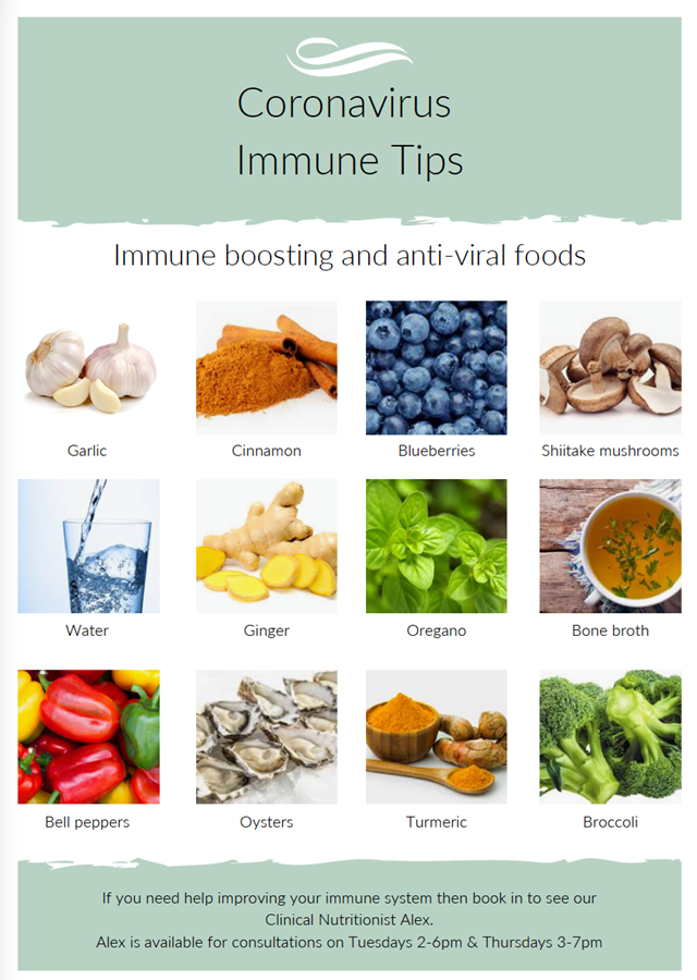 Immune Tips for CoronaVirus